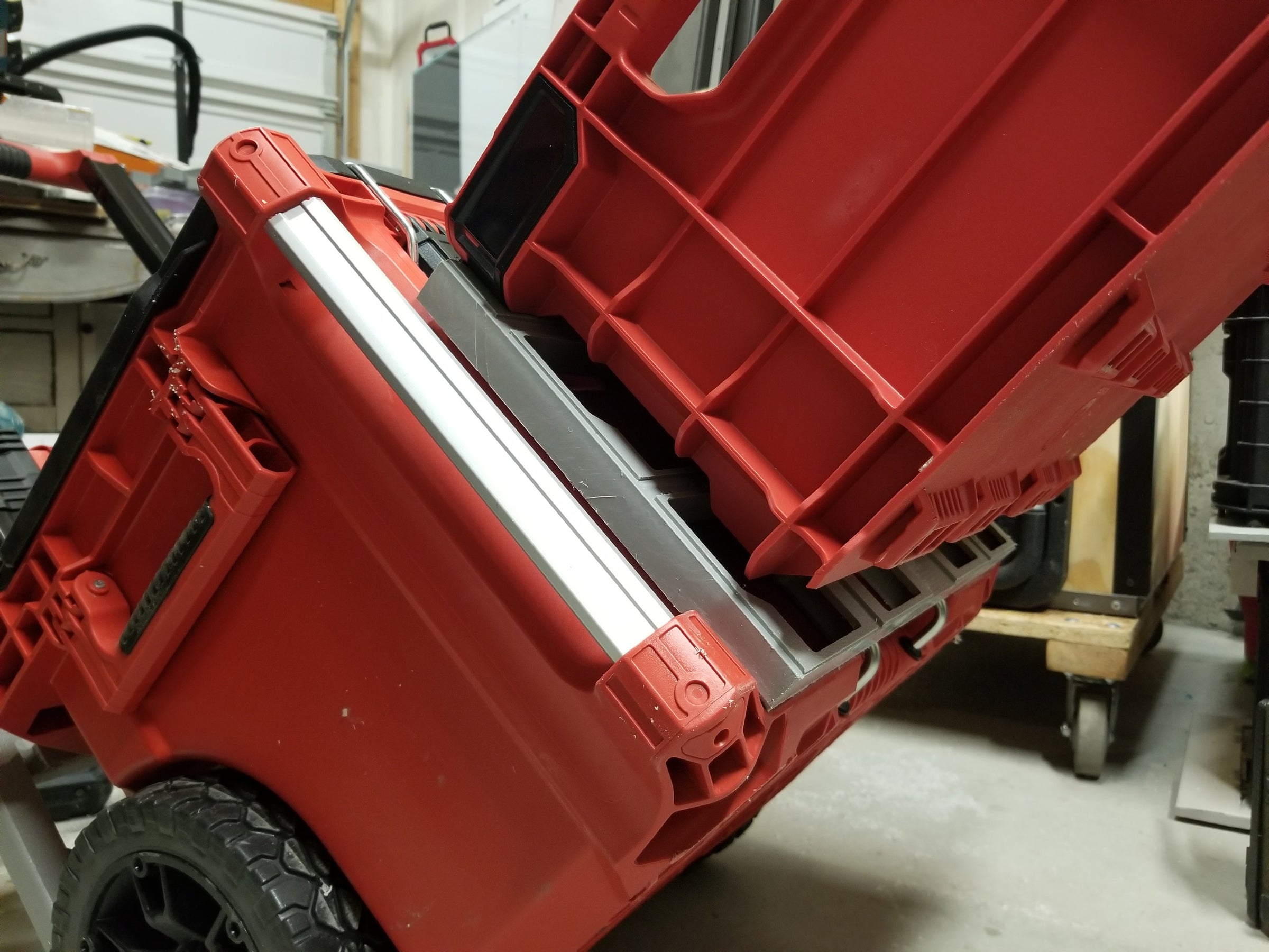 Milwaukee Packout Mounting Plate on Front or Back | Stack Smarter