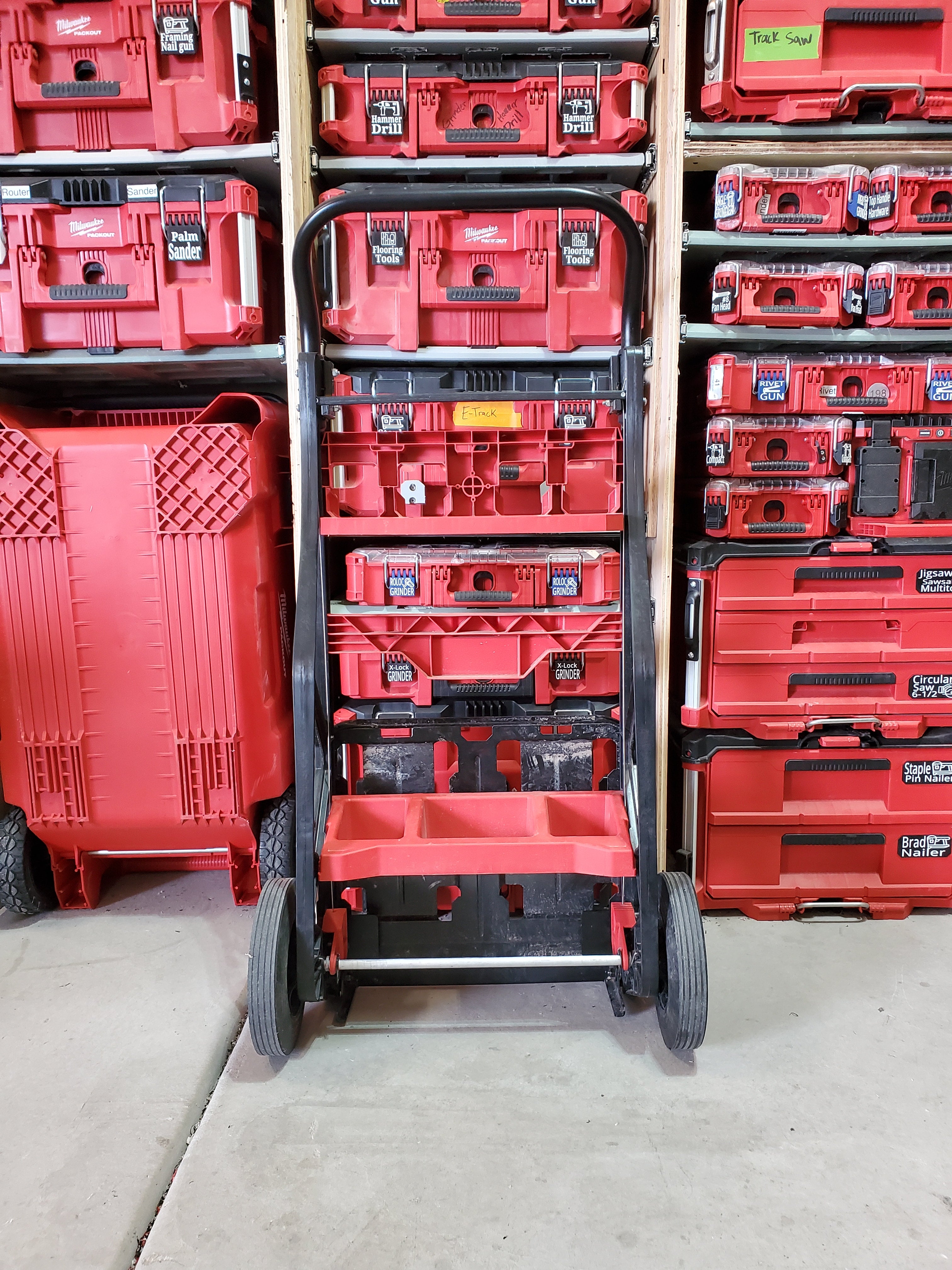 Milwaukee Packout 2 Wheel Cart Wheel Axle Modification | Stack Smarter