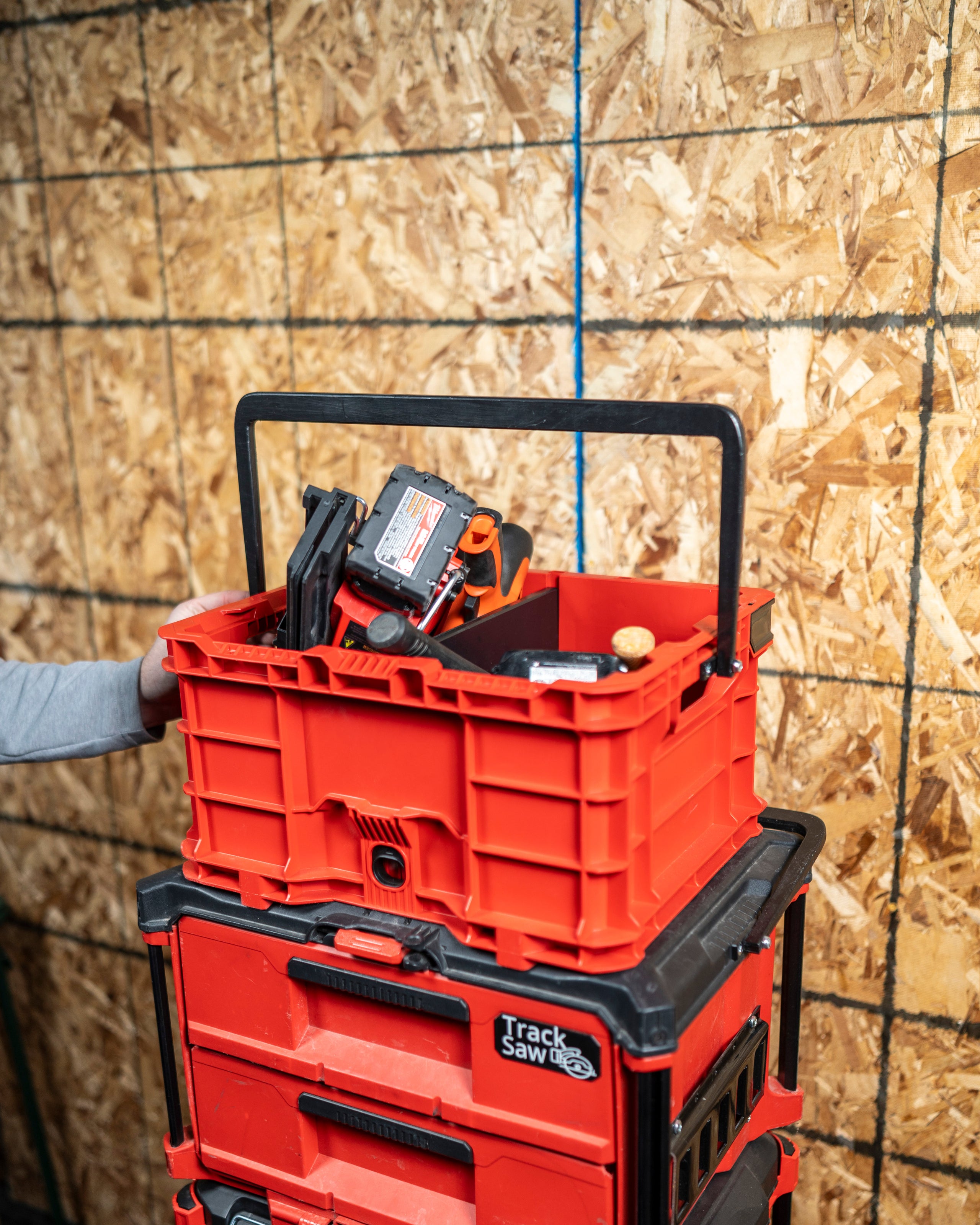 Milwaukee Packout Crate 48-22-8440 Top Handle | Stack Smarter