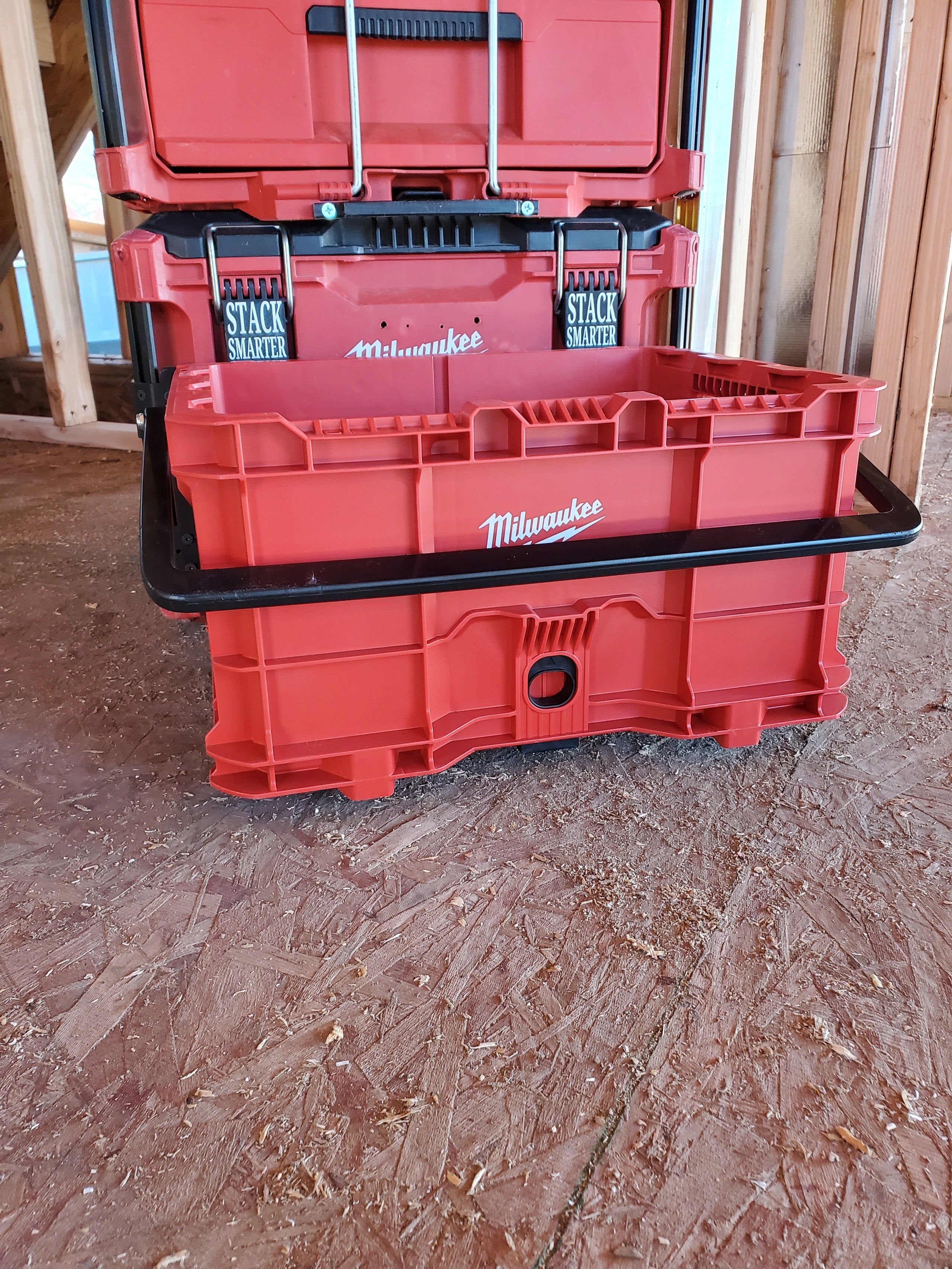 Milwaukee Packout Crate 48-22-8440 Top Handle | Stack Smarter