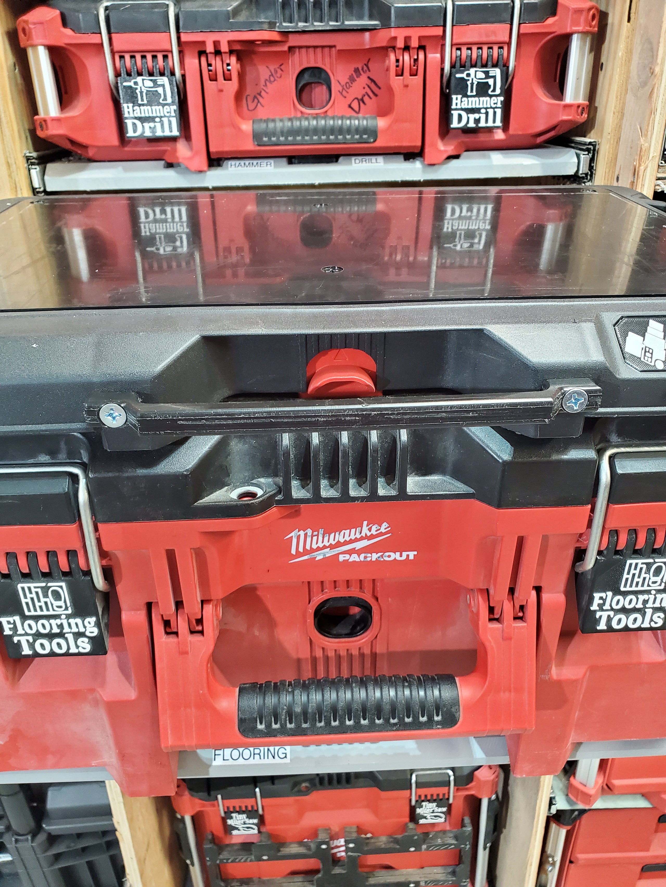 Front Handle Milwaukee Packout Worktop | Stack Smarter